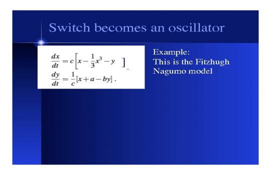Switches, Oscillators (and the Cell Cycle) | www.mathtube.org