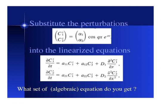 Diffusion, Reaction, and Biological pattern formation | www.mathtube.org