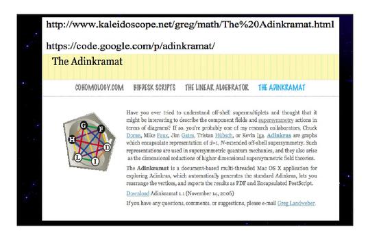 From the Adinkras of Supersymmetry to the Music of Arnold Schoenberg ...