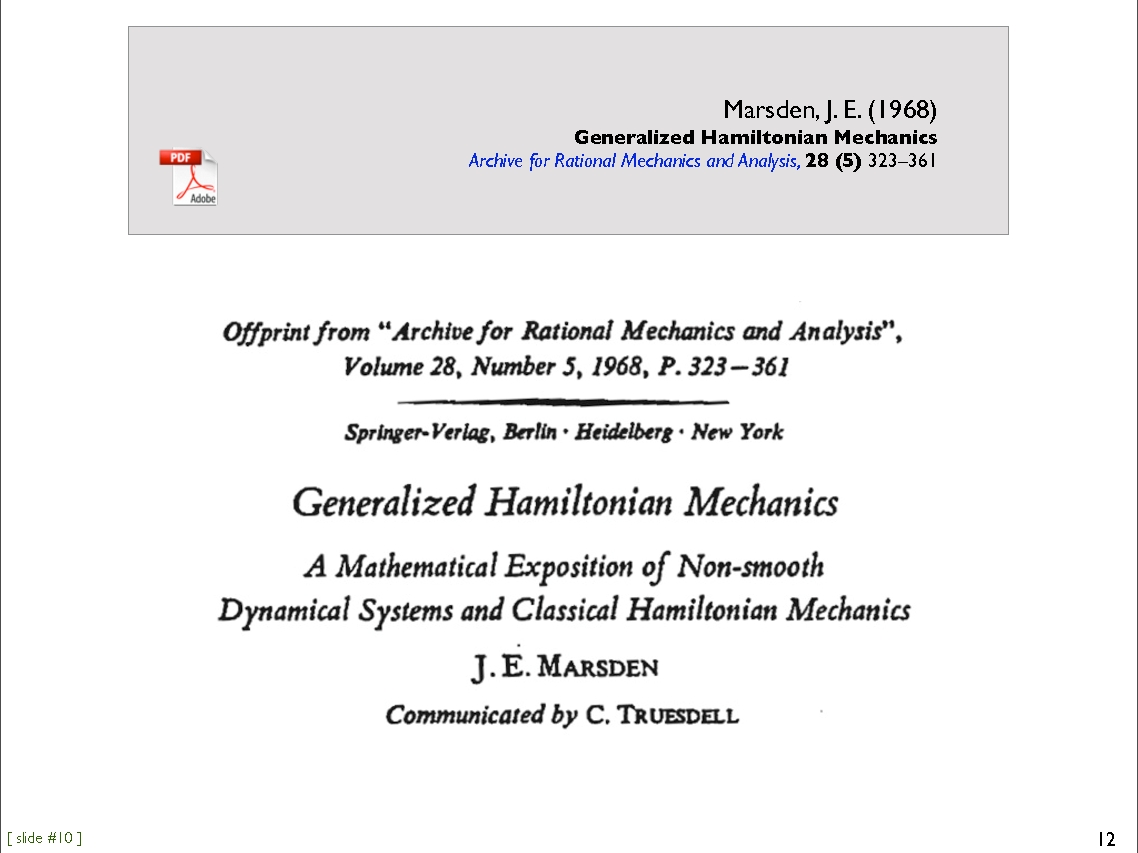 Introduction to Marsden & Symmetry | mathtube.org