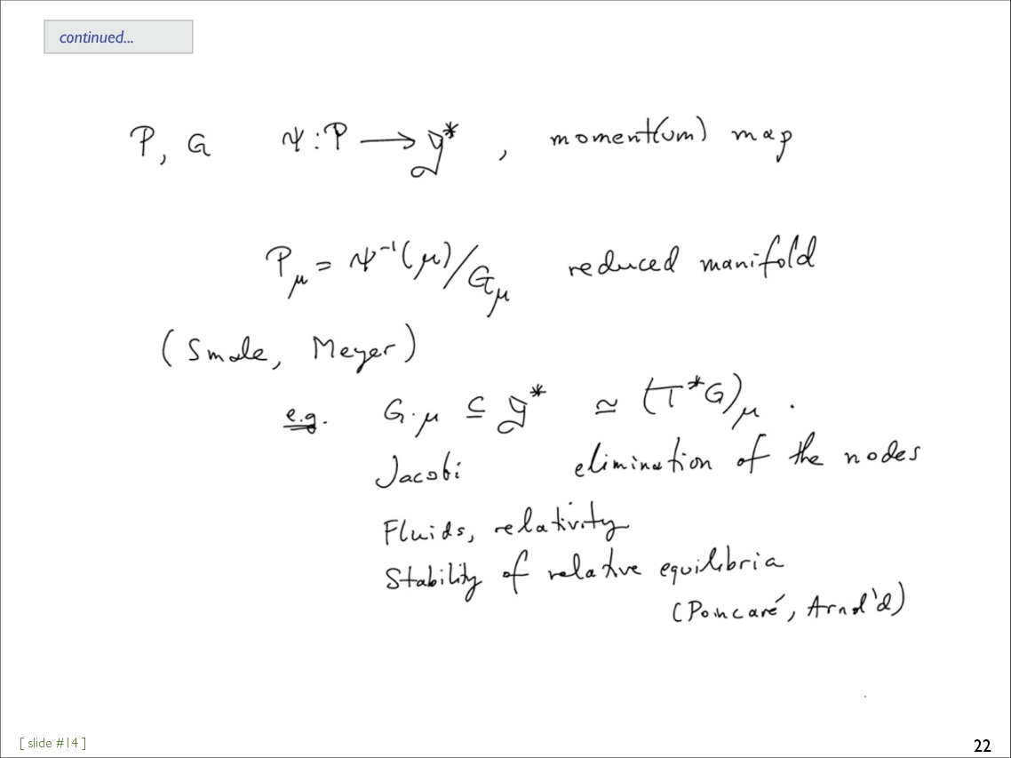 Introduction to Marsden & Symmetry | mathtube.org