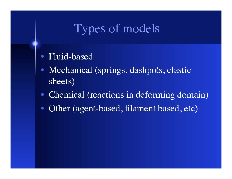 Cell Polarity Models & Simulating Cell Motility Using the Cellular ...